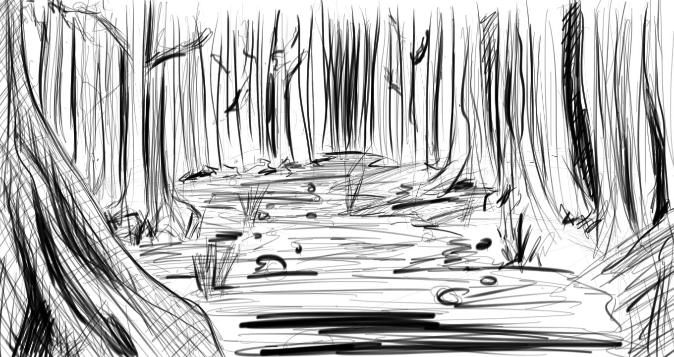 Cyke Ward: Illustration Friday The Swamp