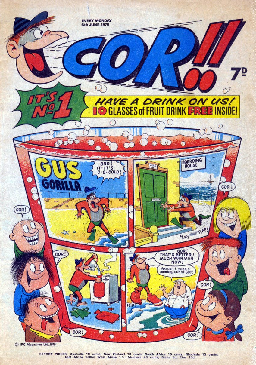 BLIMEY! The Blog of British Comics: Introducing COR!! (1970)