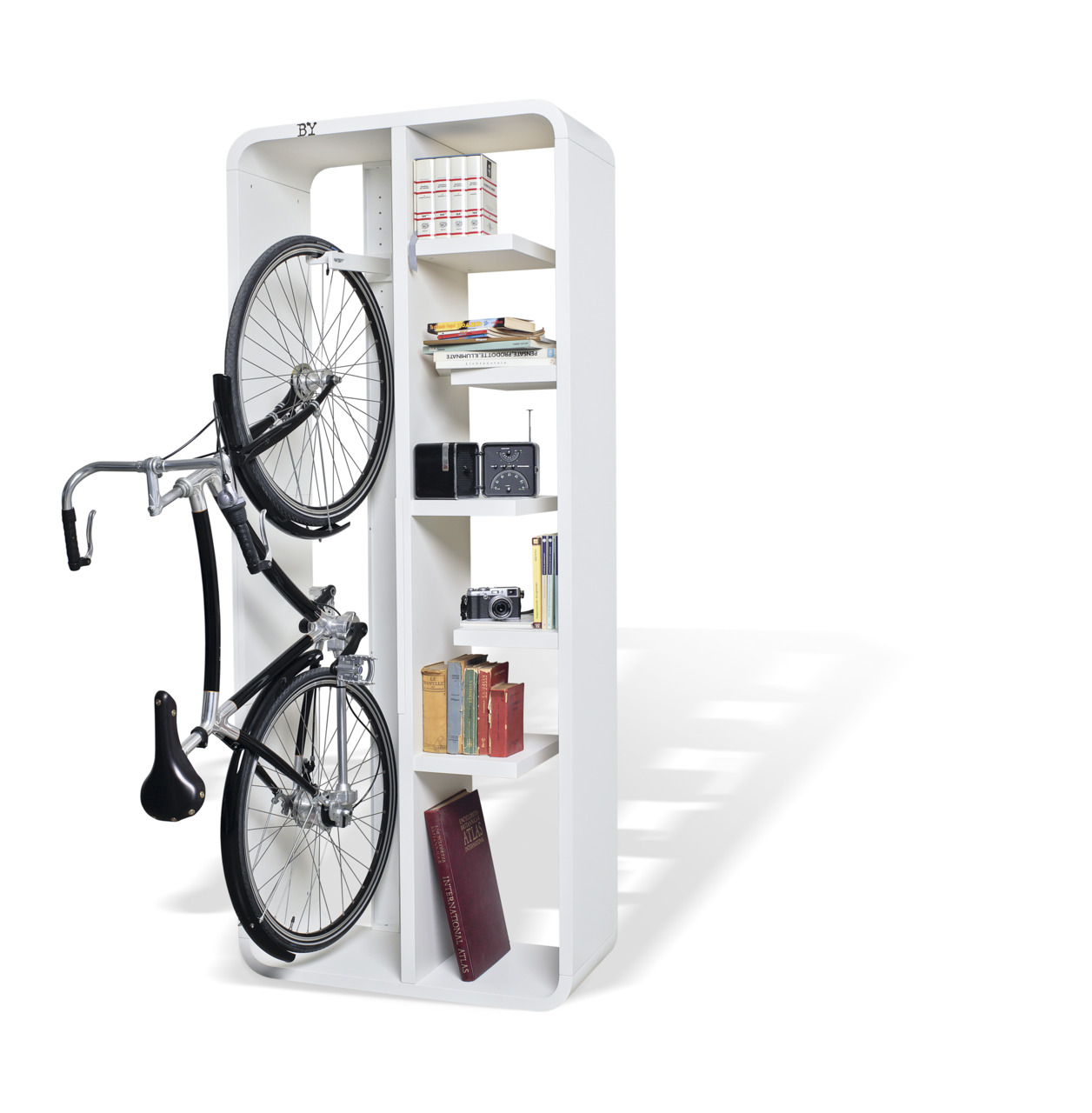 Unexpectedly Bart (King!): Bookshelves + Bike Rack = BookBike