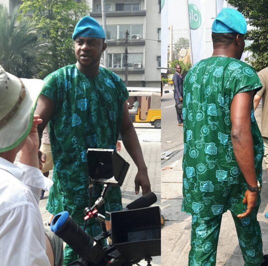 Odunlade Adekola, Basketmouth & Sani Danja Shoot Glo Advert At Mike ...