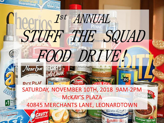 St. Mary's County Sheriff's Office - News: Stuff the Squad Food Drive ...
