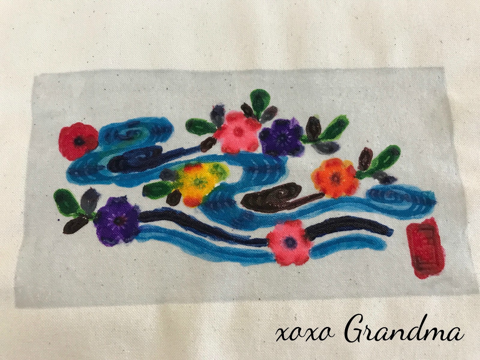 xoxo Grandma: How to Create Bingata - Okinawa Fabric Art