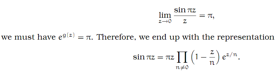 Complex Analysis: #25 Some Infinite Products | Physics Reference