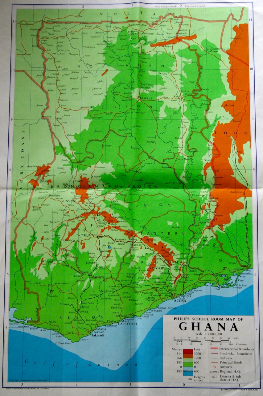 Vintage School Maps: No 15 Ghana