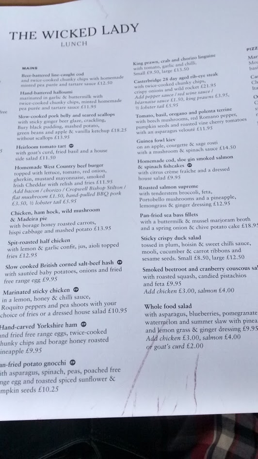 Foodycat: The Wicked Lady, Wheathampstead