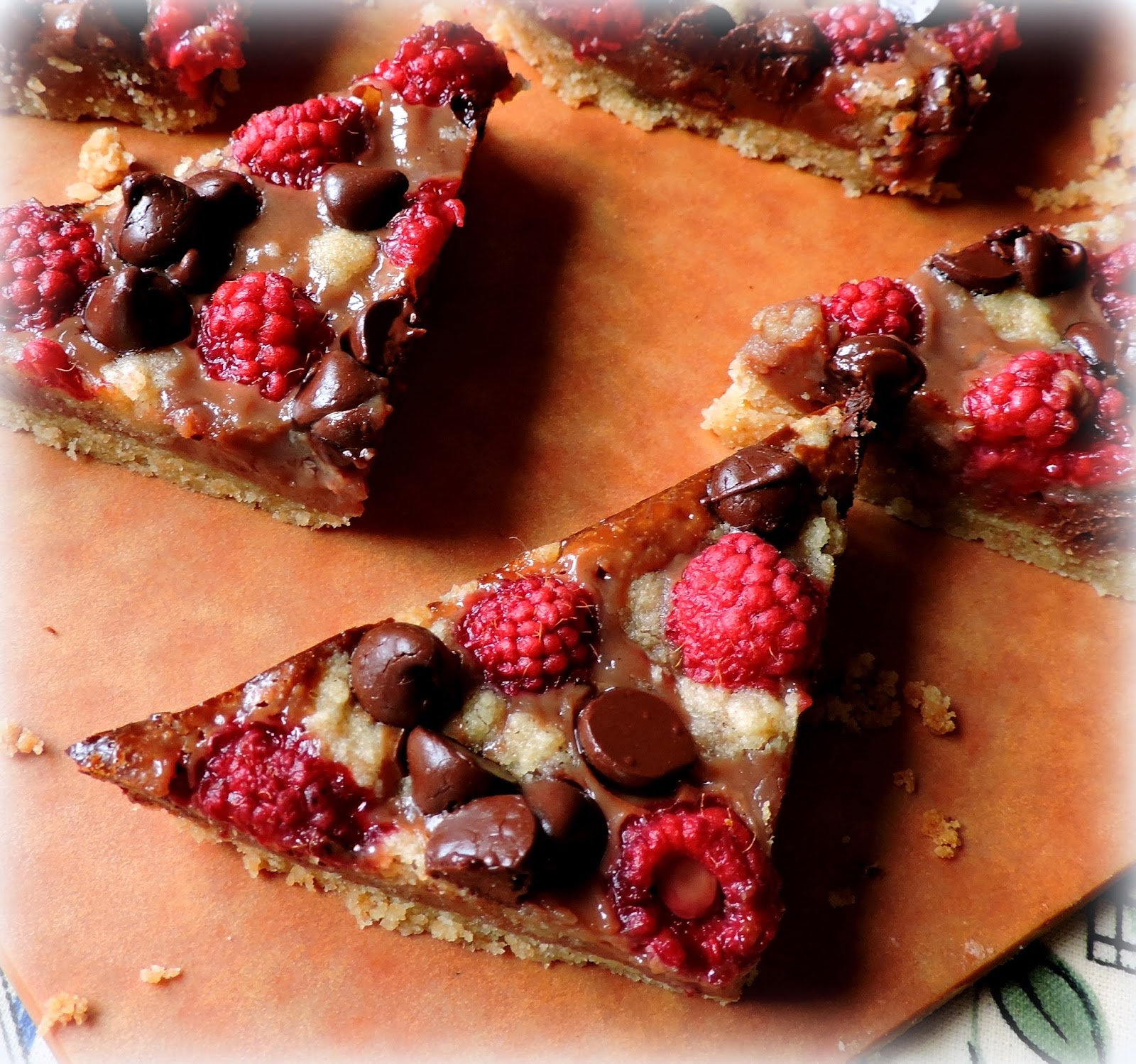 Chocolate Raspberry Pie Bars | The English Kitchen