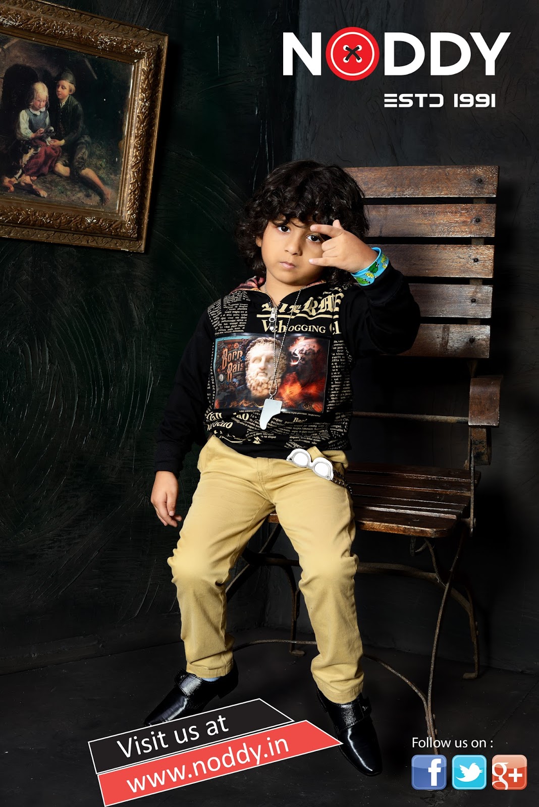 TeenyBopper: Collect this Black Noddy Hooded Full Sleeves Jacket with ...