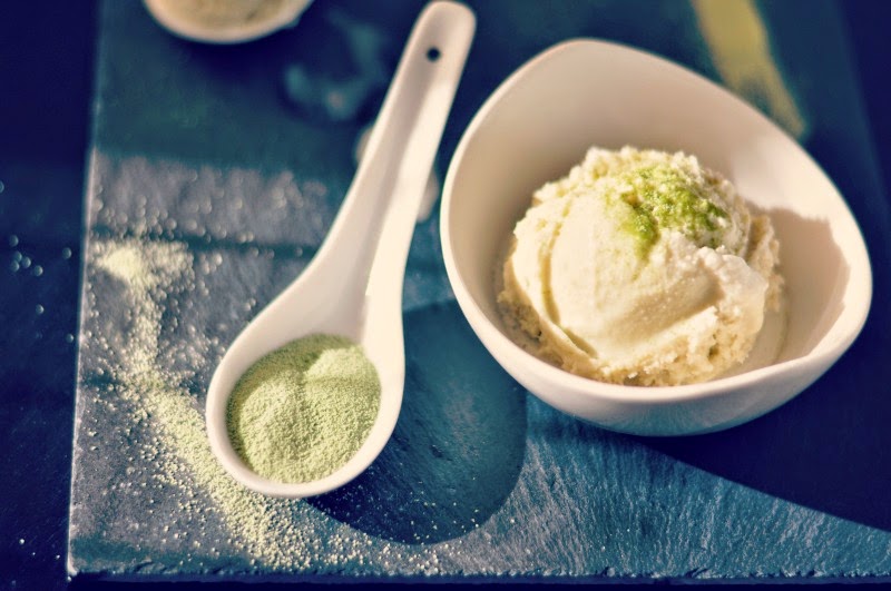 CocinaBlogGemma: Helado de té matcha (Heladera Lidl)