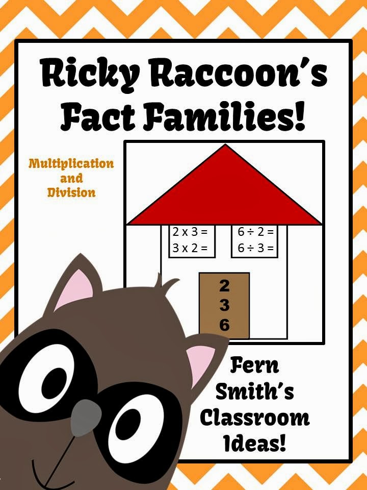 Multiplication And Division Fact Families Center Game And Interactive Multiplication And Division Fact Families Center Game And Interactive
