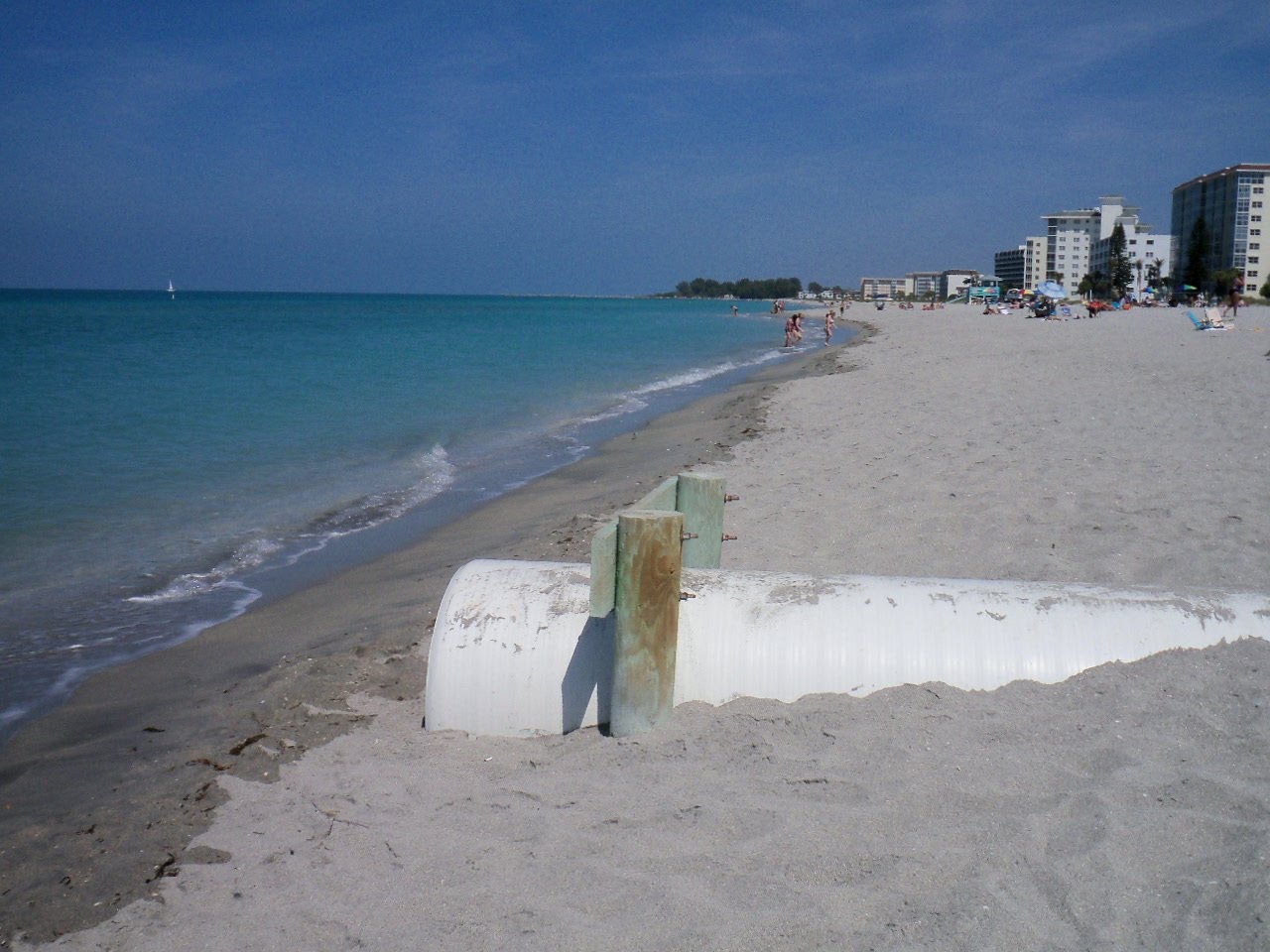 Southwest Florida Shoreline Studies: Venice Beach Today - Red Flag Alert