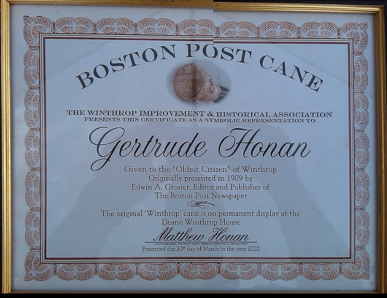 Heroes, Heroines, and History: The Boston Post Cane
