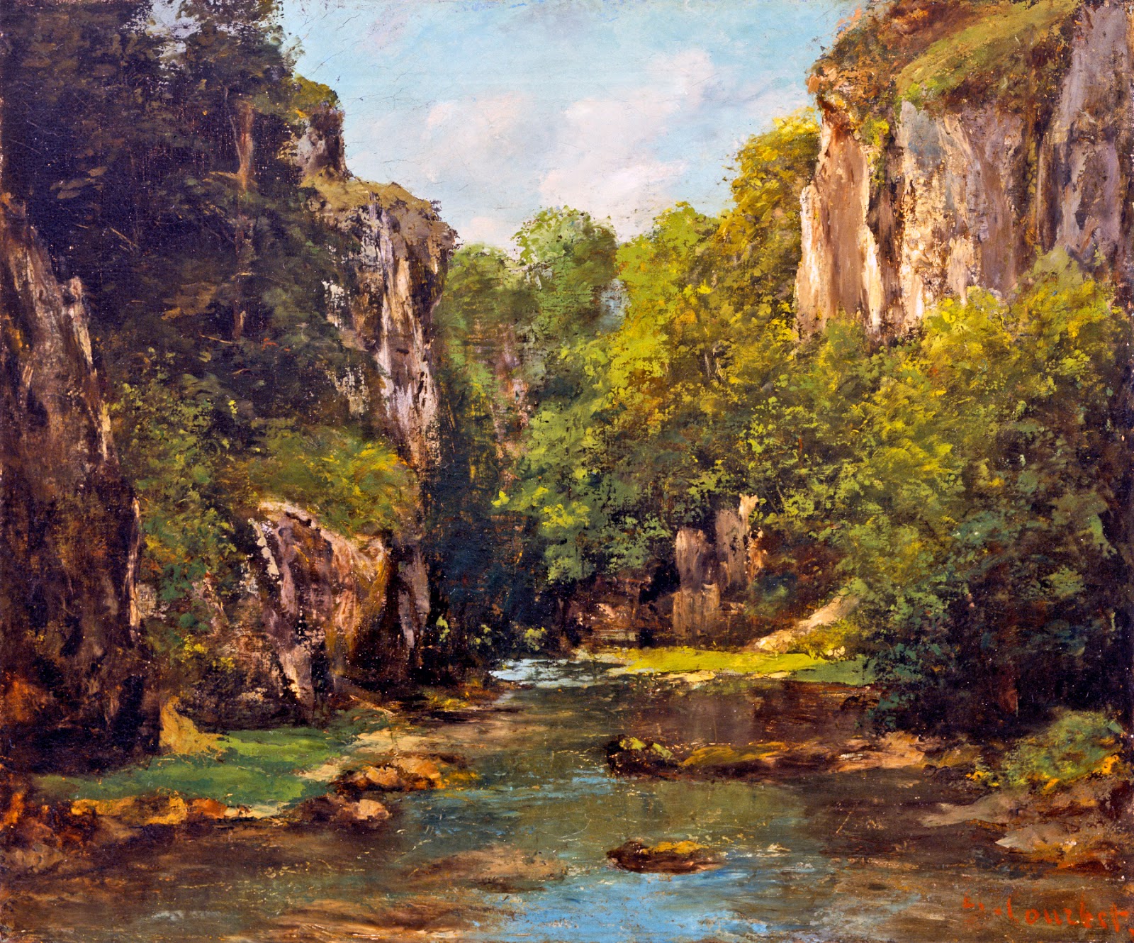 Peinture Française du 19ème Siècle: Gustave Courbet (1855)