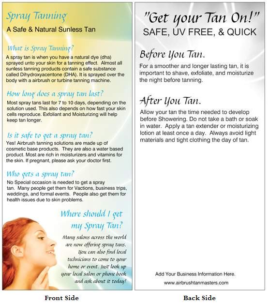 Spray on Tans/ Information and News on Sunless Tanning Products: Spray ...