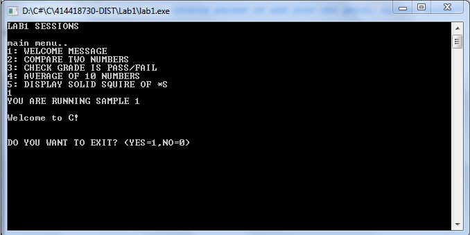 Lab1 -ECX3265 | DIST 1st Batch