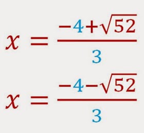 MATEMATICAS: FORMULA GENERAL