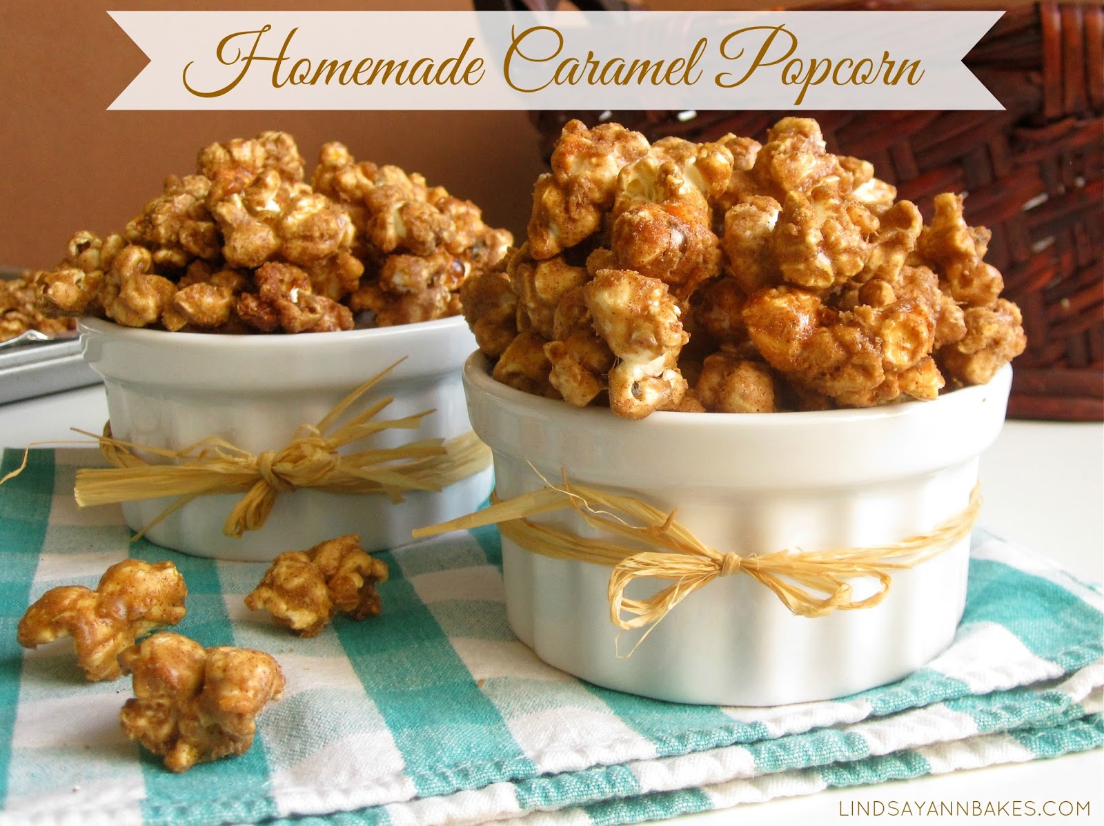 Homemade Caramel Popcorn - The Lindsay Ann