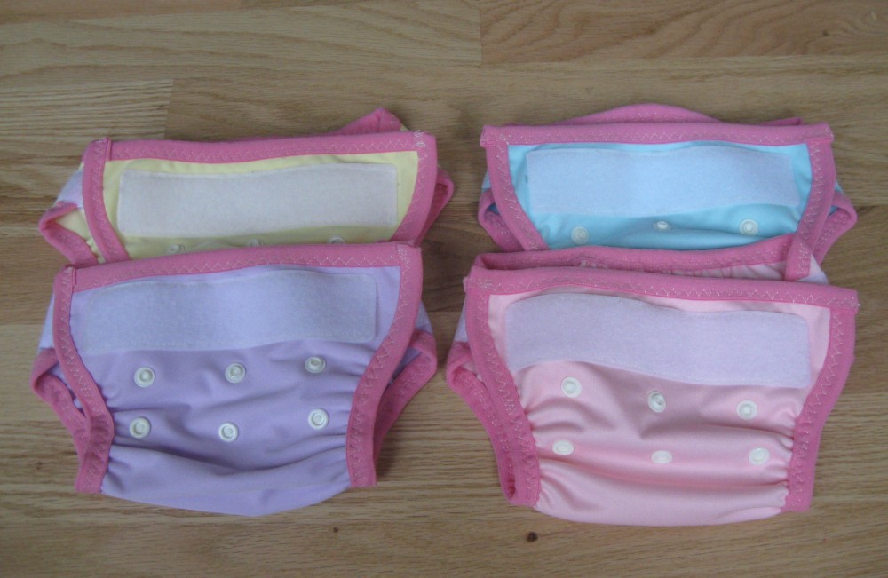 Natural Violet: Newborn pul diaper covers