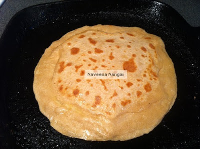 Stuffed Cheese Chapati