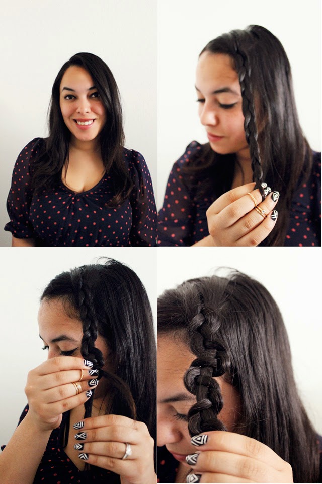 Sea of Blooming Dreams: Hair Tutorial // Snake Braid