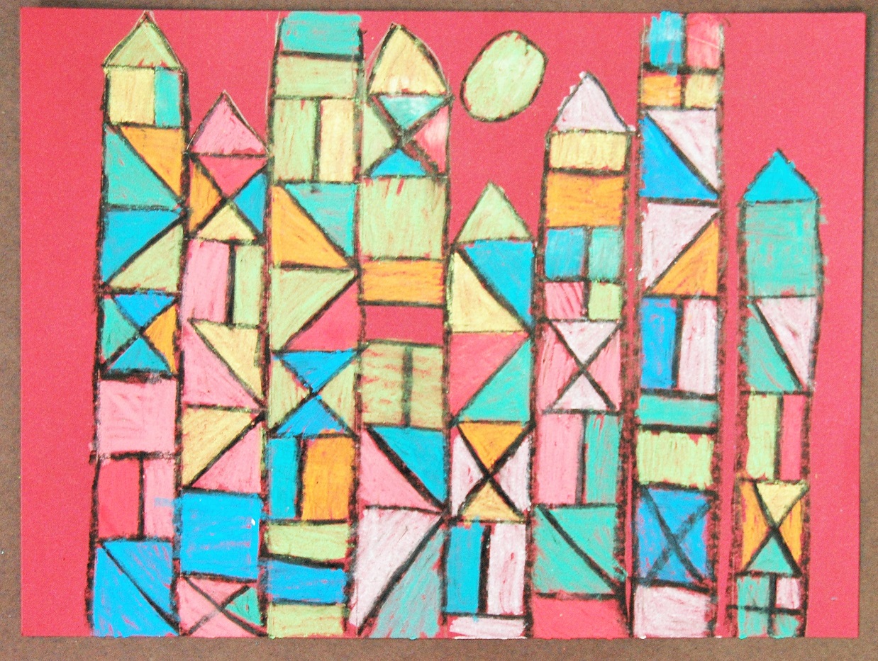 super happy art class: Paul Klee Buildings