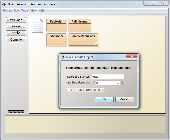 Belajar dan Hiburan: Java Programming : Perkenalan Rekursi (Recursion)