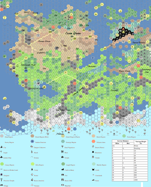DMiurgy: How Many Hexes Should My Hexcrawl Have?