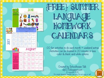 Five Fab freebies for summer - The Speech Space