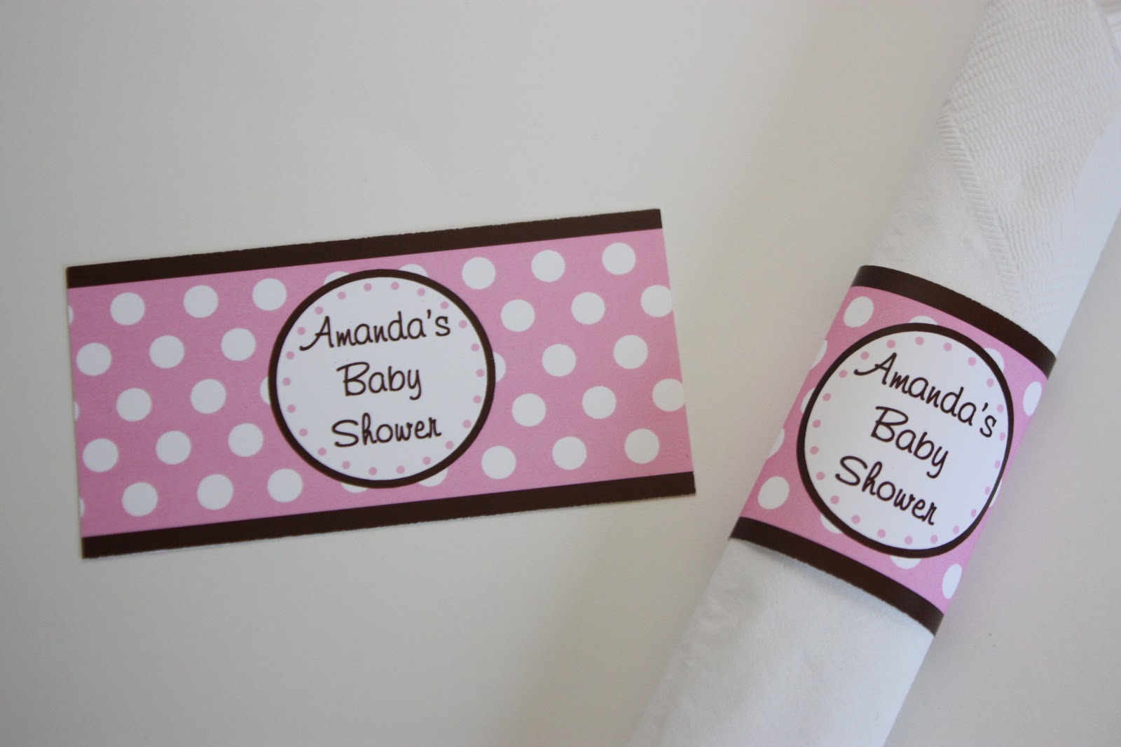 5M Creations: NEW Water Bottle Labels & Napkin Wraps