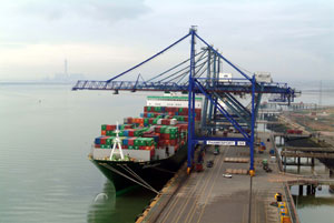London Thamesport - Sister Port To The Port Of Felixstowe