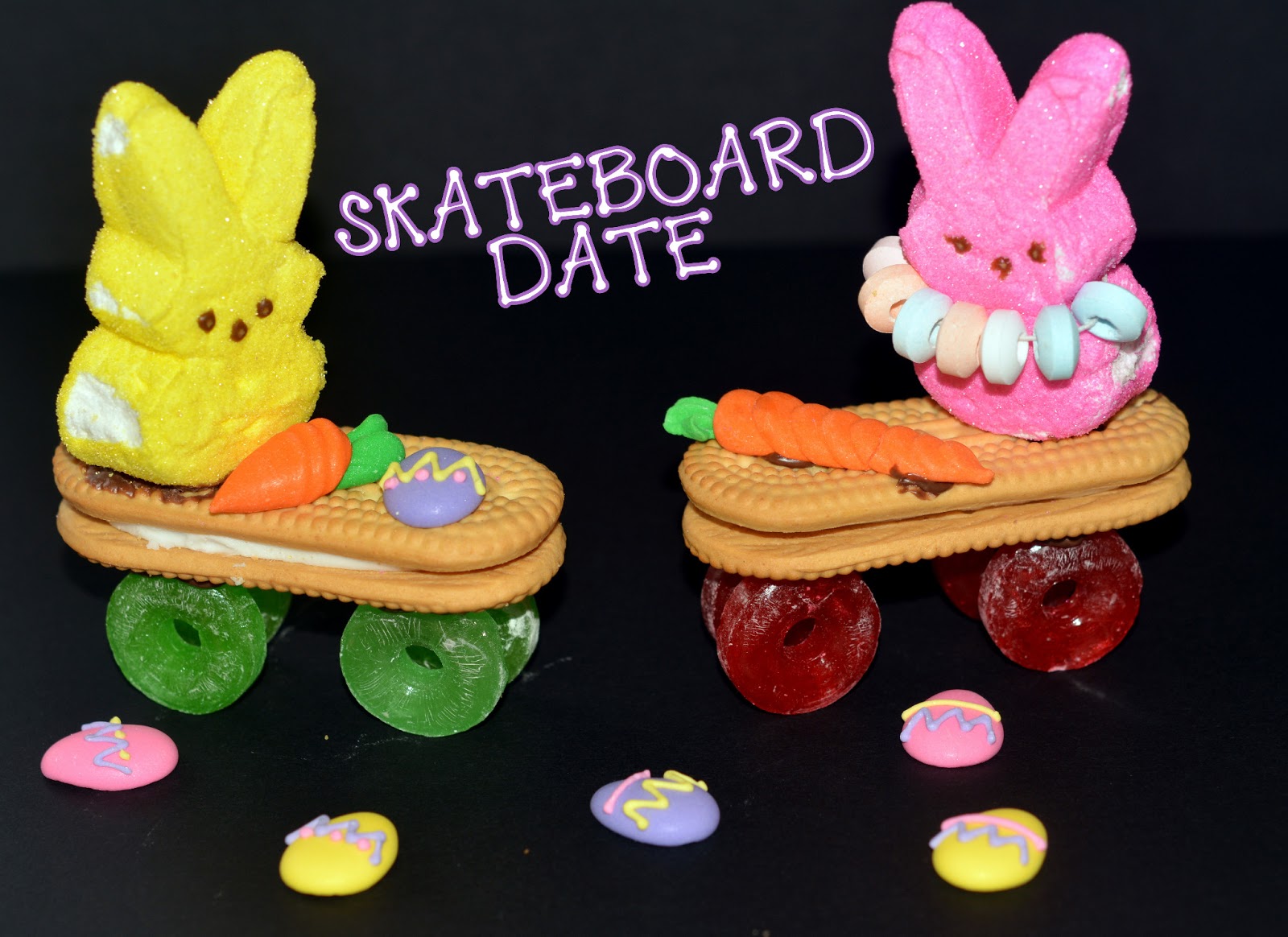 LOVE AT FIRST PEEP....ON A SKATEBOARDING DATE! - Hugs and Cookies XOXO