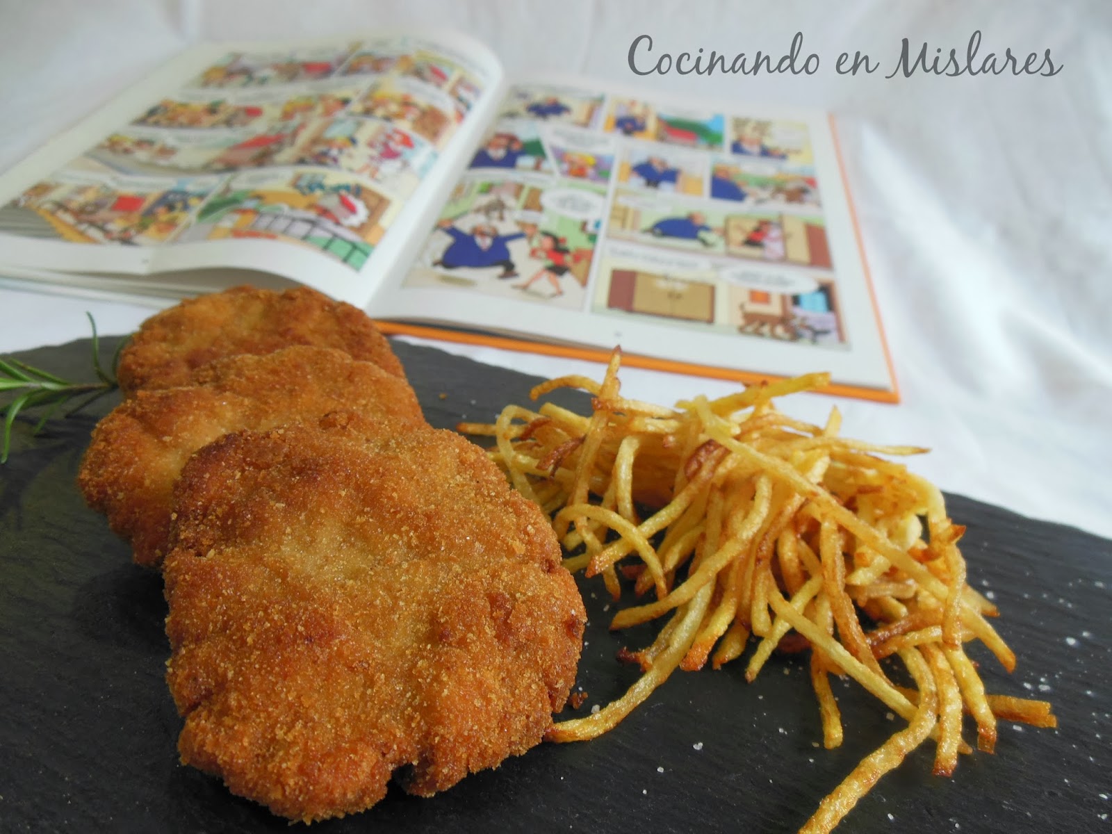 FILETES RUSOS con patatas paja - Cocinando en Mislares