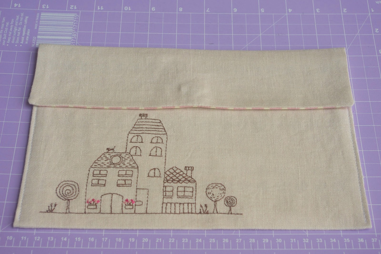 Stitching Notes: Tutorial: Fabric Envelope