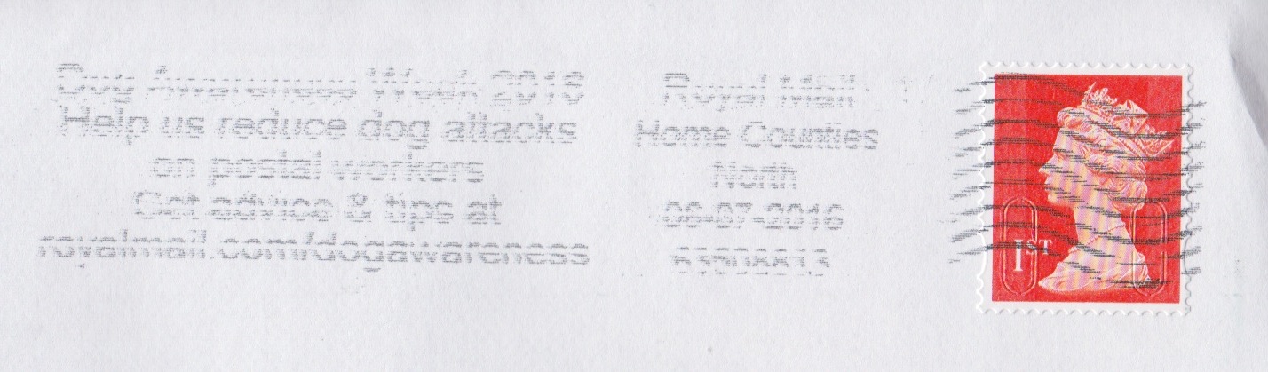 Norvic Philatelics Blog: Slogan postmarks used by Royal Mail in July 2016