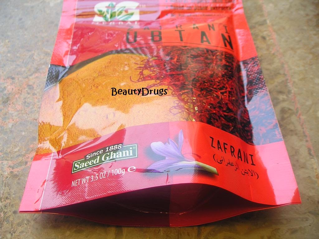 Beauty Drugs: Saeed Ghani ~ Herbal Zafrani Ubtan