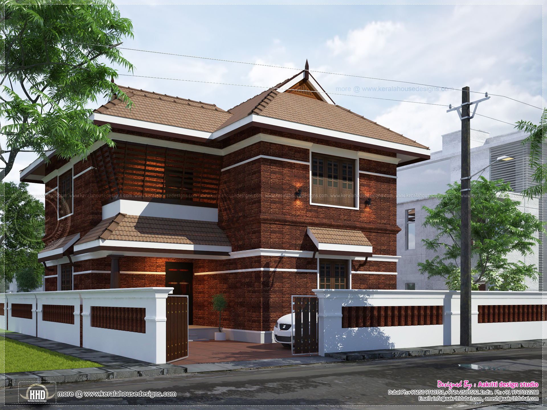 Awesome Kerala style laterite house design - Kerala Home Design and ...