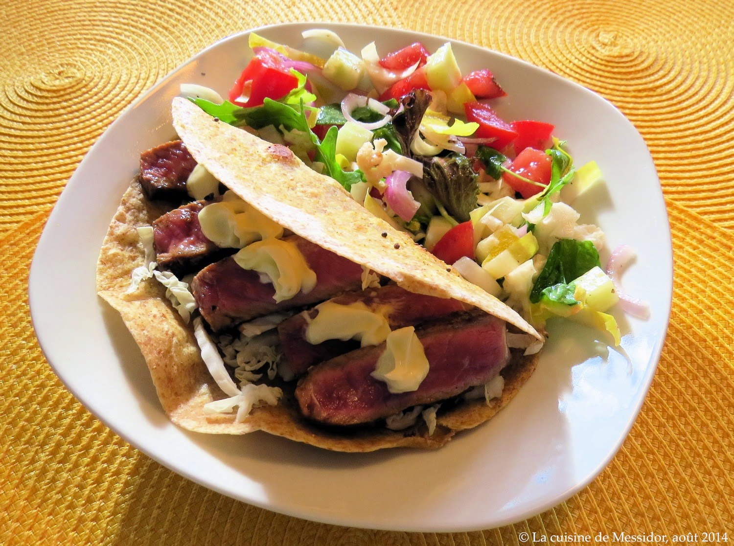 La cuisine de Messidor: Tacos au boeuf de Gordon Ramsay