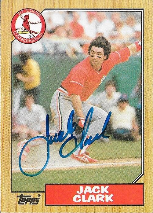 foul bunt: TTM Success - Jack Clark