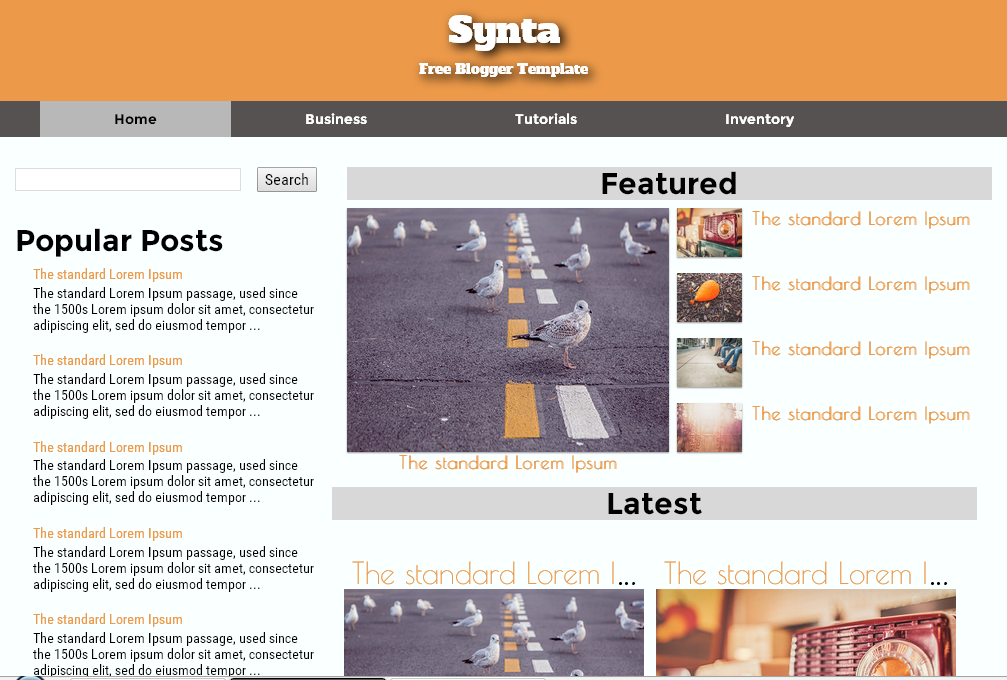 Blogger Templates Mania