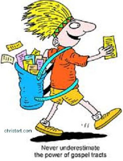 Write!: Sharing My Thoughts and Prayers: Focusing on Tract-Giving