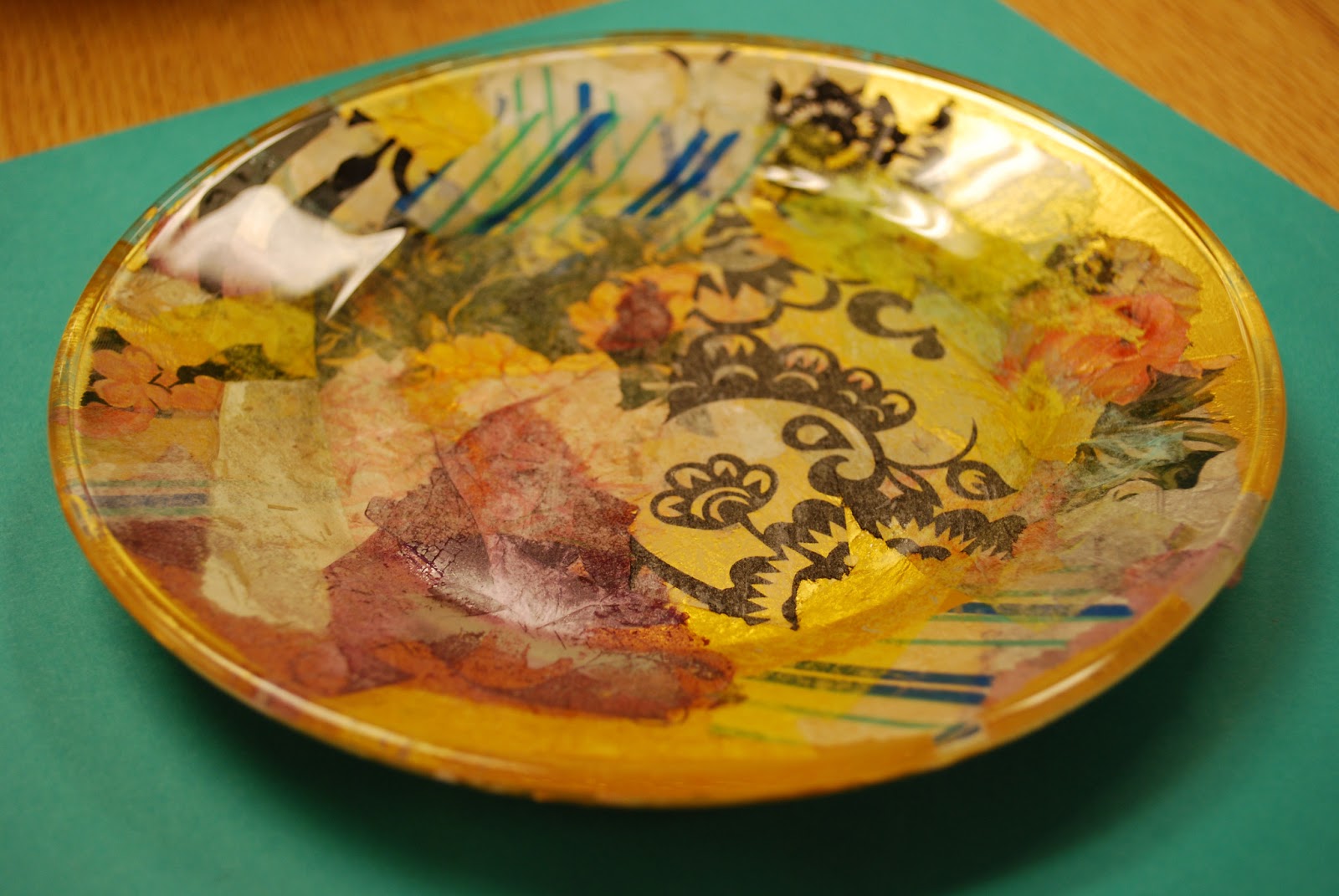 Make It... a Wonderful Life: Collaged Glass Plates