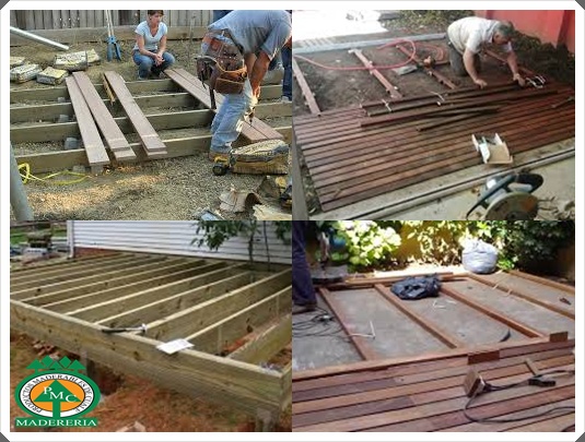 Productos Maderables de Cuale: como instalar un deck de madera
