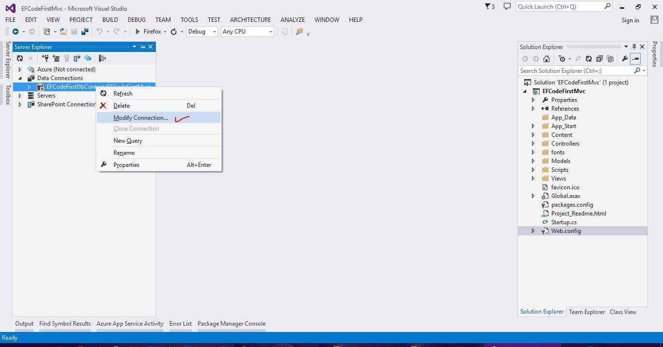 Aspnet Mvc5 Entity Framework Simple Code First Database Approach Asmas Blog