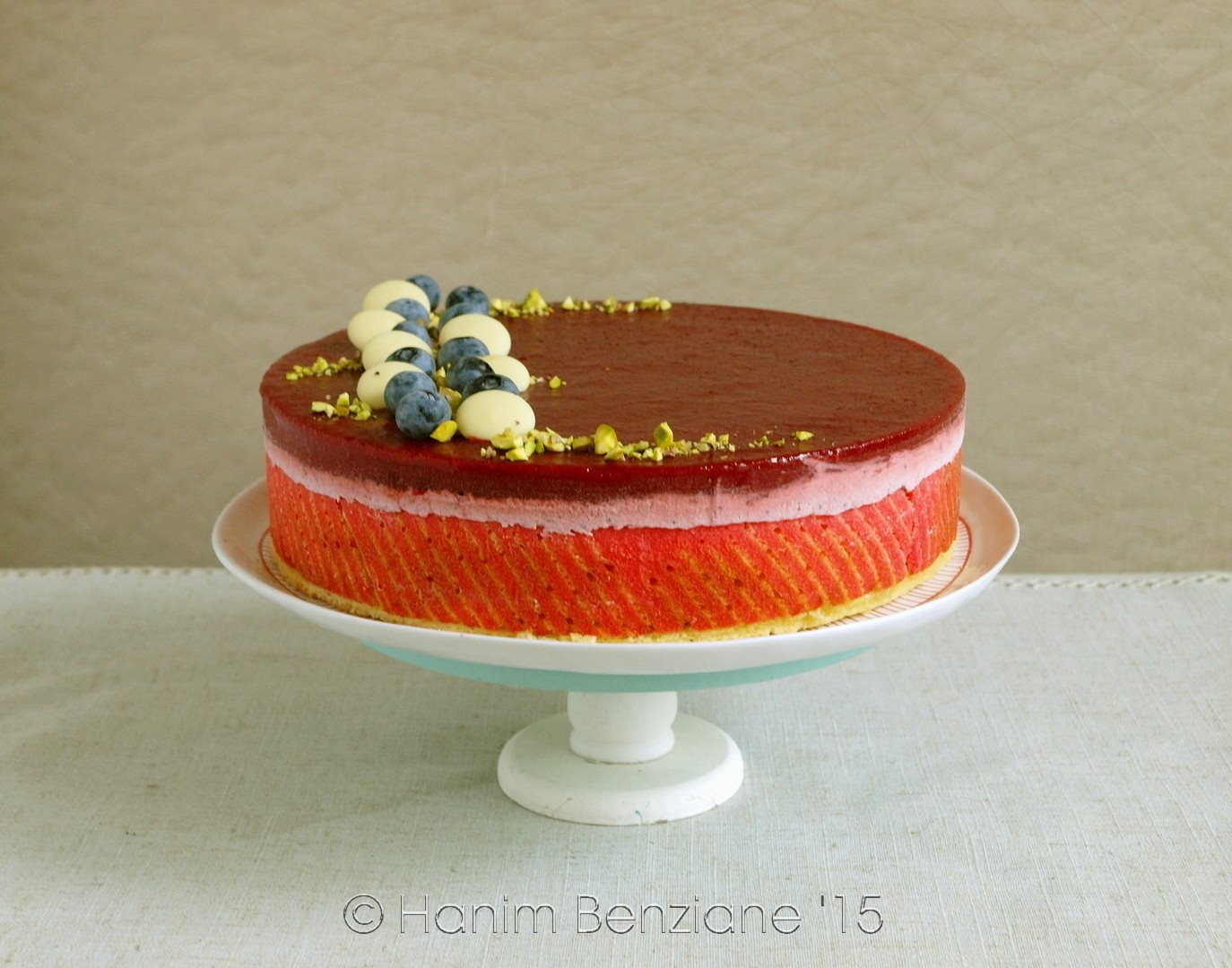Butter Chicken and Strawberry Mousse Entremet for Eid Celebration