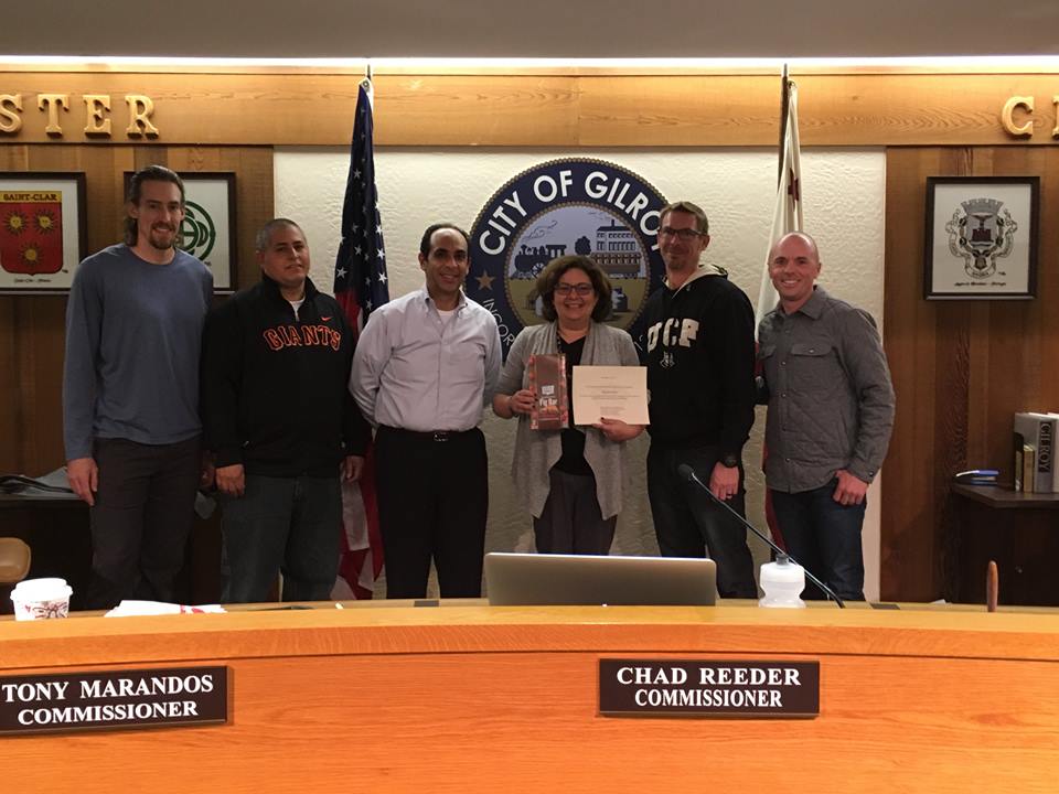 Zach Hilton Gilroy City Council Member: 2017