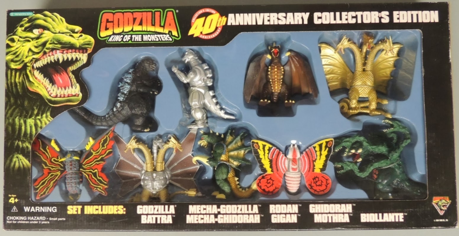 the sphinx: Godzilla Wars - 40th Anniversary Boxed Set (Trendmasters ...