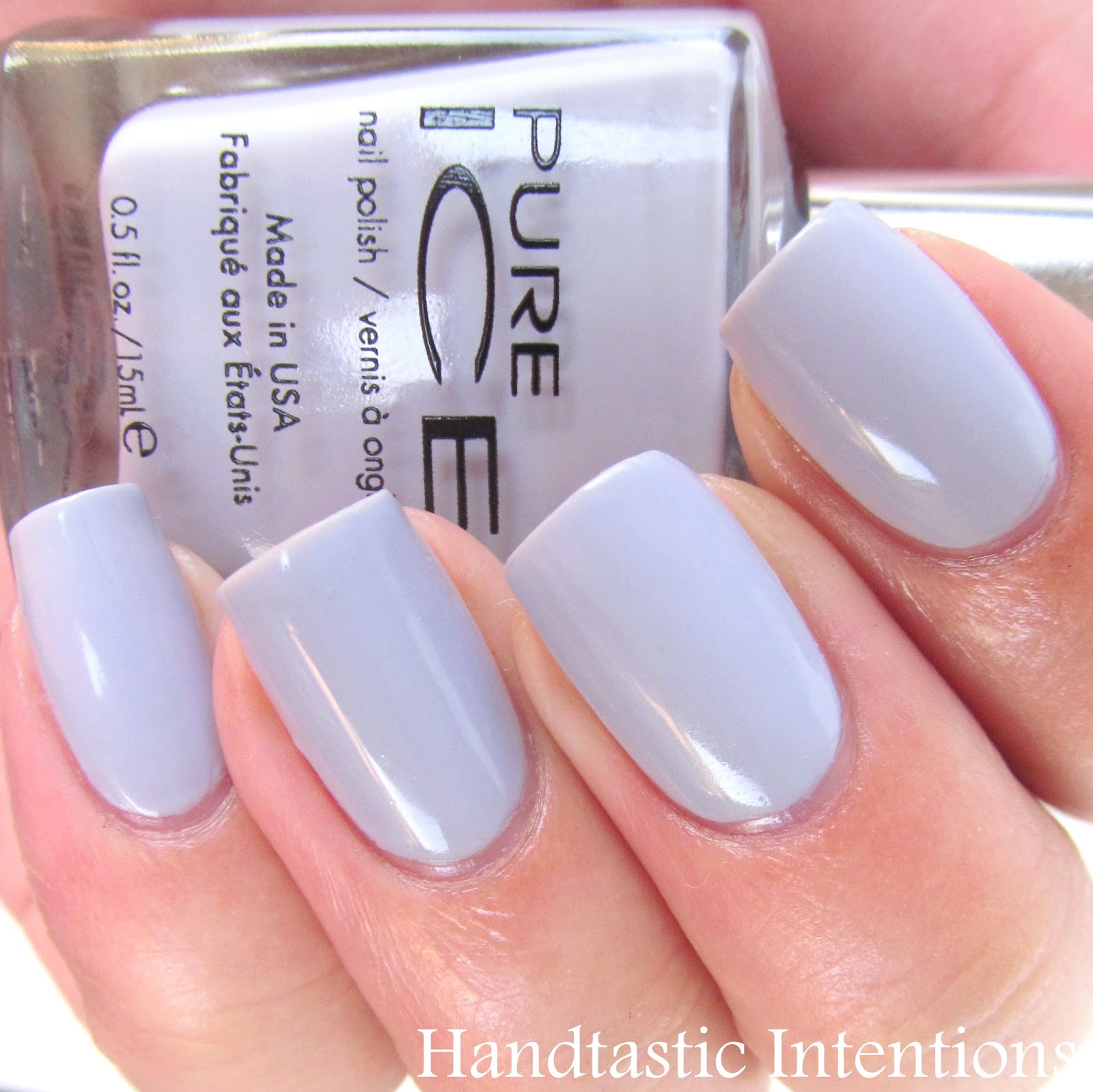 Handtastic Intentions: Swatch and Review of Pure Ice: Laven-Dare