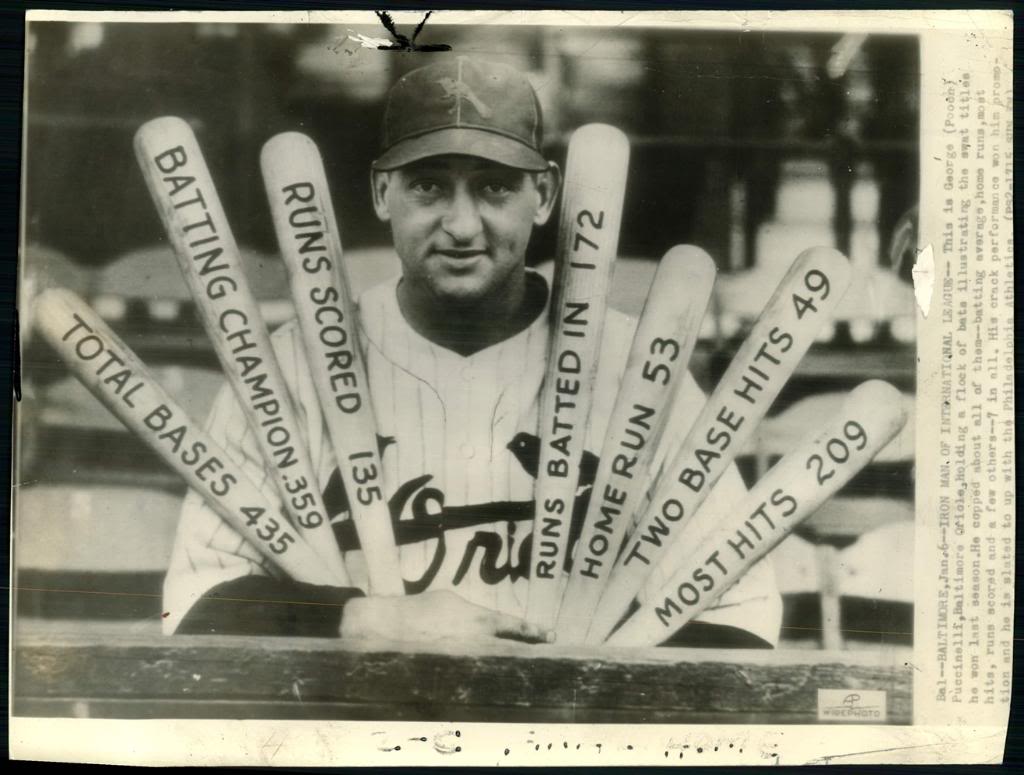 Former Italian / American International League Star: George Puccinelli ...