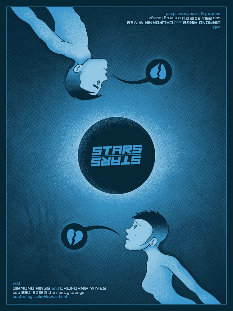 INSIDE THE ROCK POSTER FRAME BLOG: Luke Howard Stars Poster Release Details