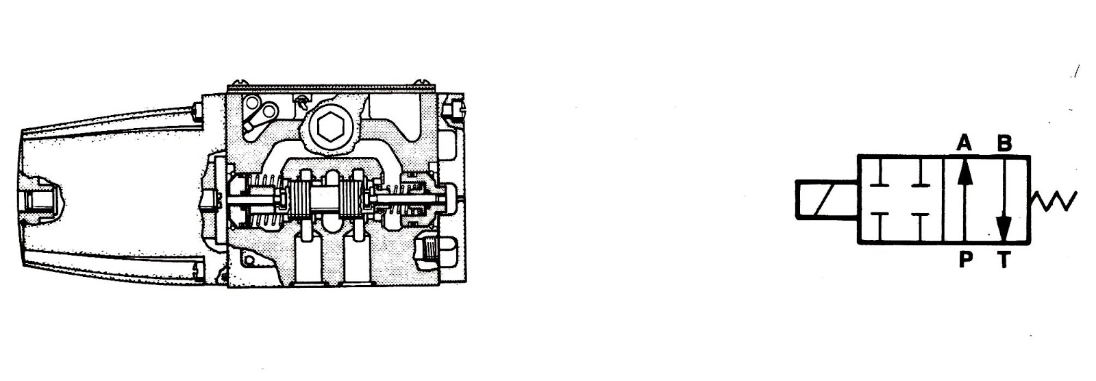 Machine Drawing: rotary four way valves
