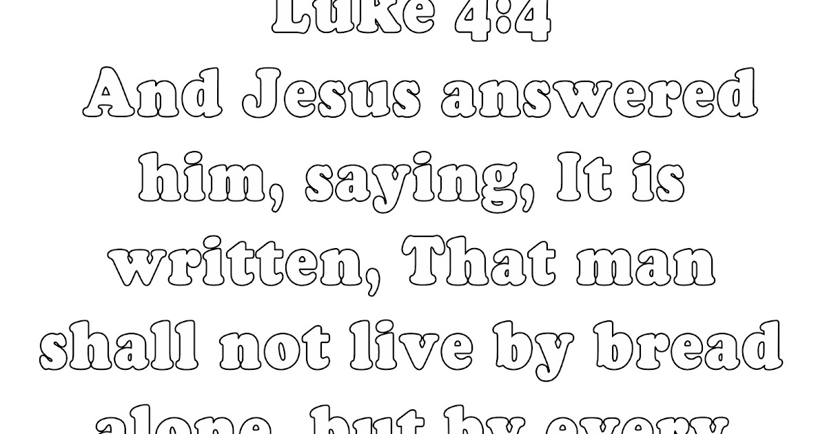 Christian Images In My Treasure Box: Bible Verses Out Of Luke - Bubble ...